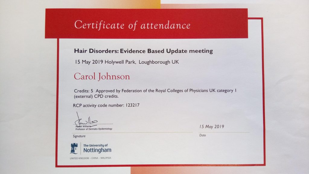 Certified Trichologist in Dublin - Meet Carol Johnson - Universal Hair ...
